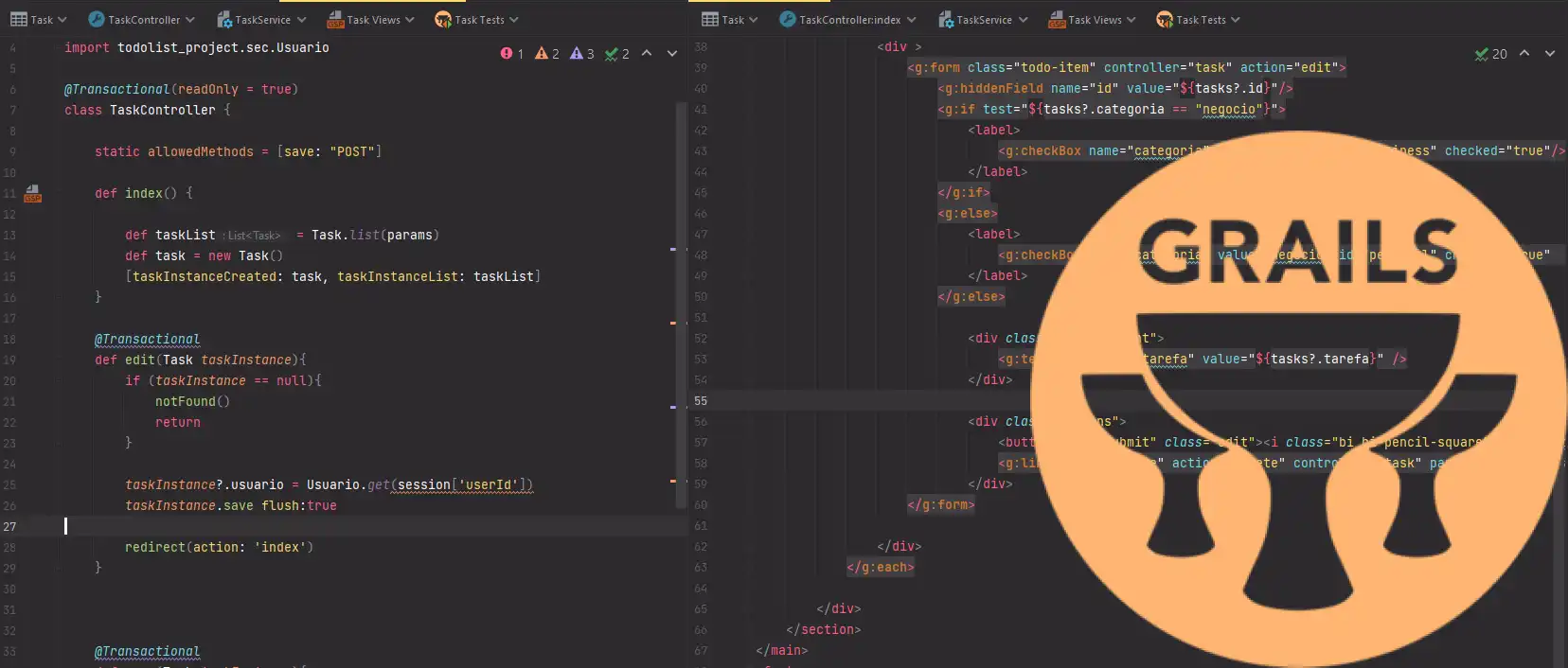 Você conhece um framework chamado Grails...