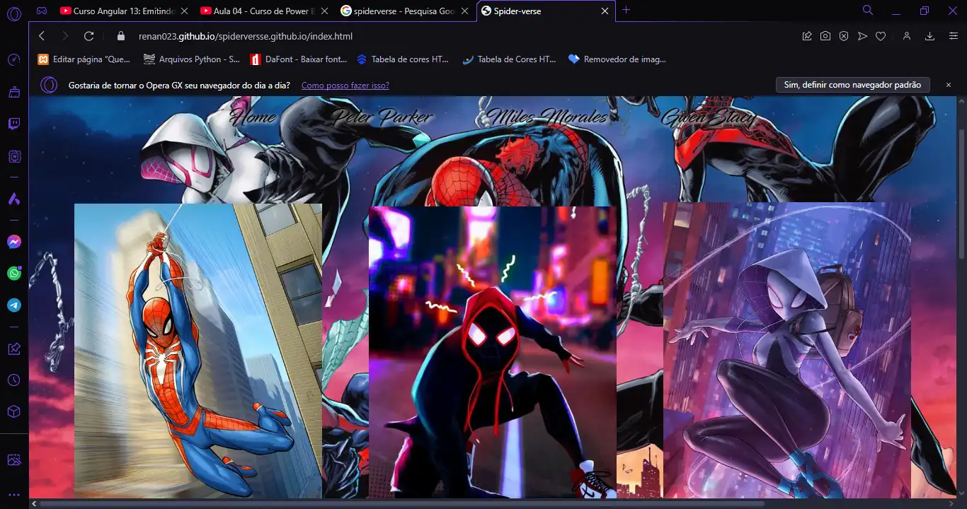 Projeto Multiverso do homem aranha