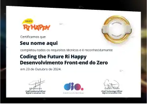 Coding The Future Ri Happy - Desenvolvimento Front-end do Zero